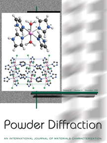 Powder Diffraction Journal – Volume 23 - ICDD