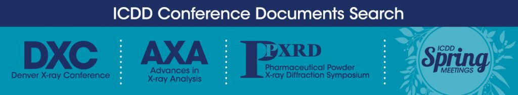 ICDD Conference Abstracts Search