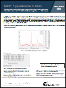 PreDict – Powder Diffraction Indexing Interface
