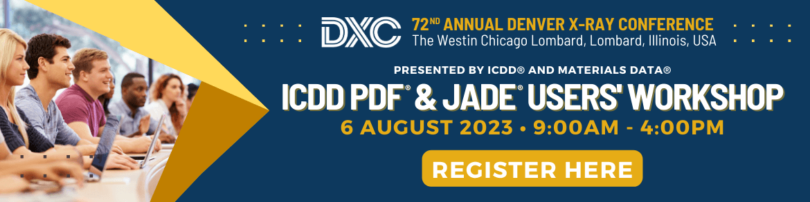 The International Centre for Diffraction Data - ICDD
